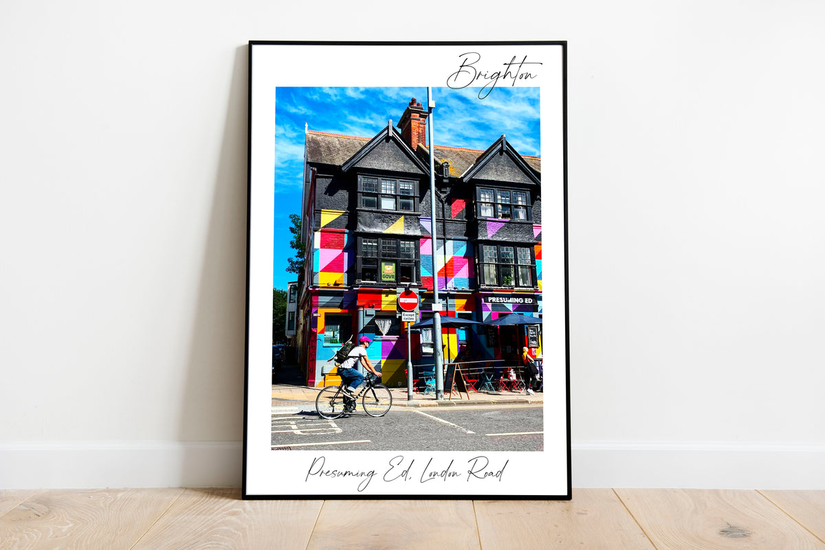 Brighton Photography Print | London Road Presuming Ed | Wall Art ...
